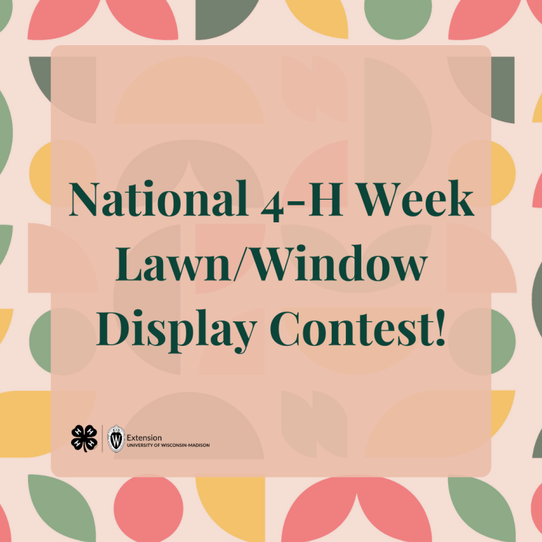 2025 National 4-H Week Lawn/Window Display Contest – Extension Buffalo ...